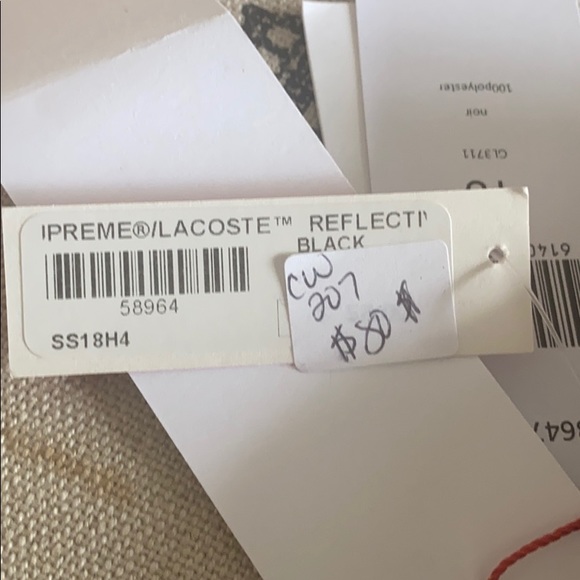 Supreme | Accessories | Supreme X Lacoste Reflective Hat | Poshmark